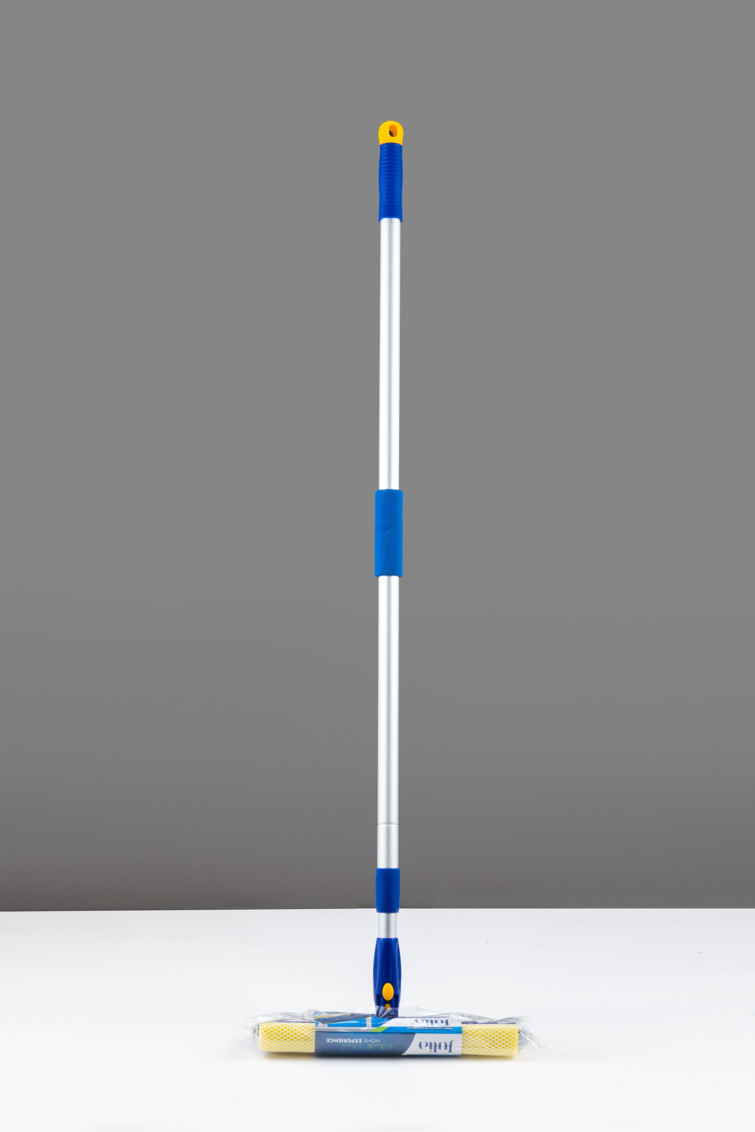 WINDOW SQUEEGEE EXTENDABLE 180° – 30CM | TELESCOPIC GLASS CLEANER WITH ...